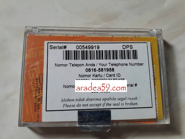 Sim card jaman purbakala, berusia 17 tahun. | aradea59.com